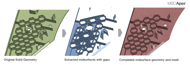 Introduction - Midsurface Geometry and Meshing for FEA with MSC Apex ...